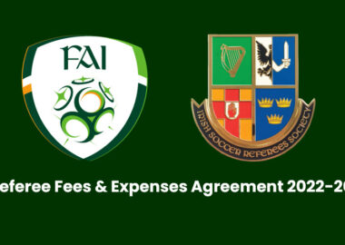 FAI Referee Fees & Expenses Agreement 2022-2024 – Cork Business League